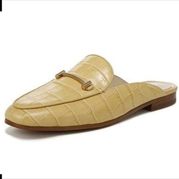Sam Edelman | Shoes | Sam Edelman Laurna Sun Yellow Leather Golden ...